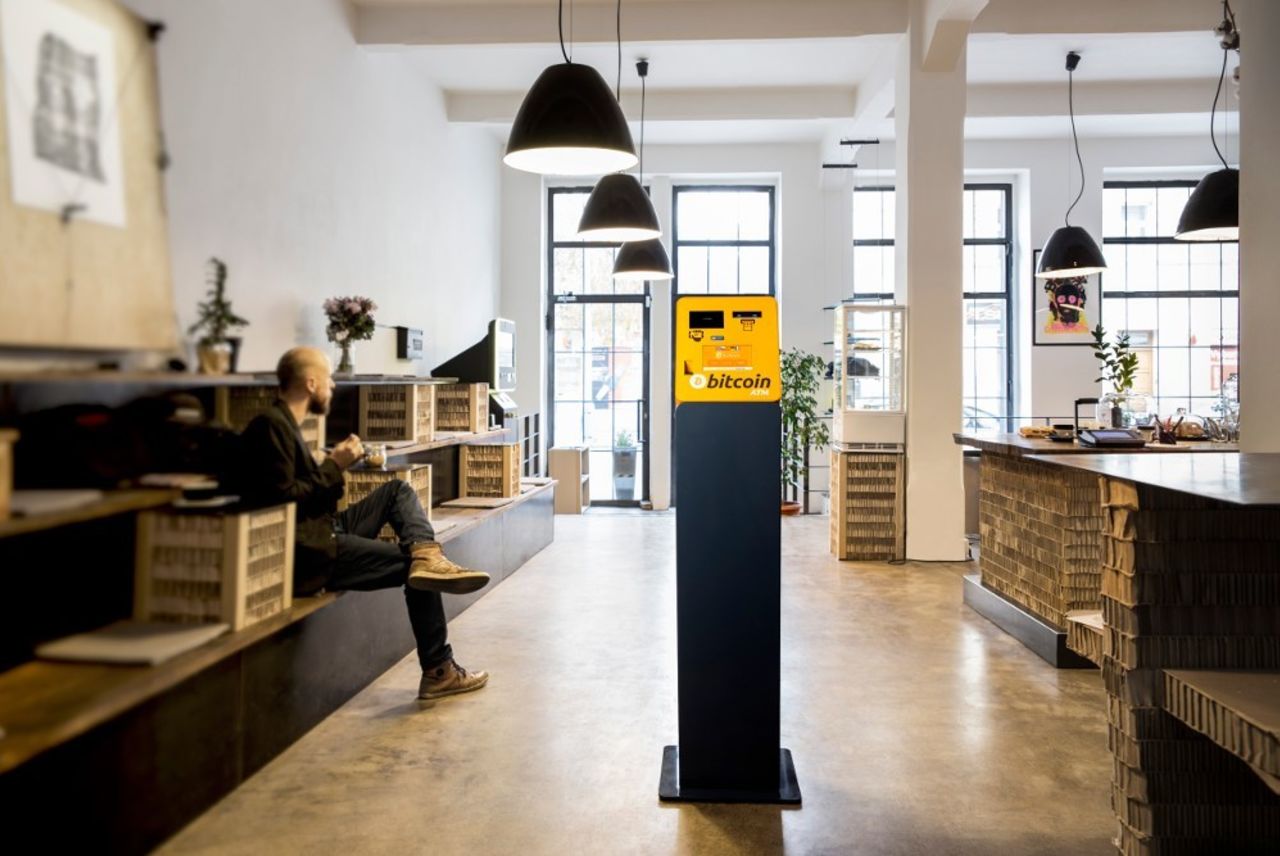 GENERAL BYTES presents stand for BATMTwo Bitcoin ATM model | GENERAL BYTES