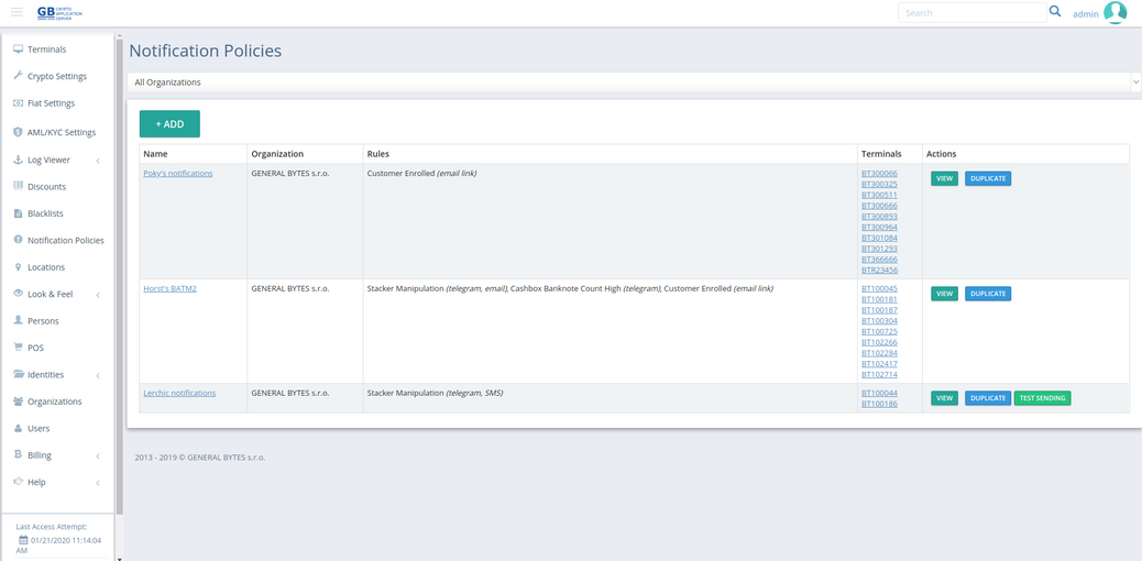 CAS for Bitcoin ATM | GENERAL BYTES
