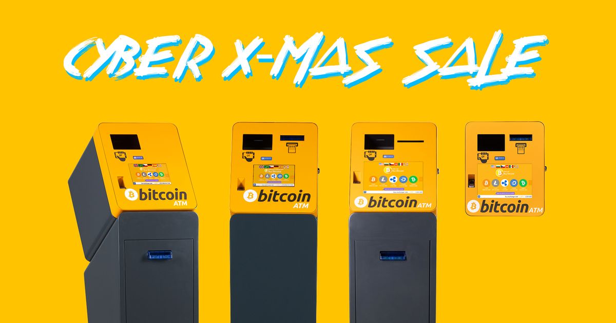 Bitcoin ATMs Cyber X-Mas SALE in GENERAL BYTES | GENERAL BYTES