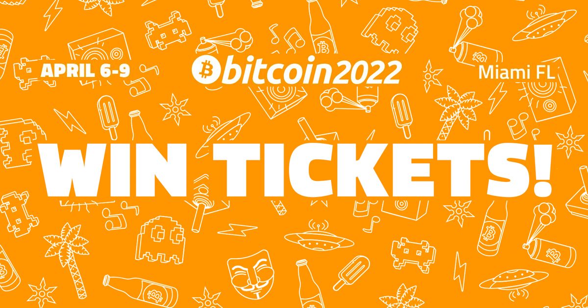 Bitcoin 2022 Miami Conference Tickets Giveaway | GENERAL BYTES